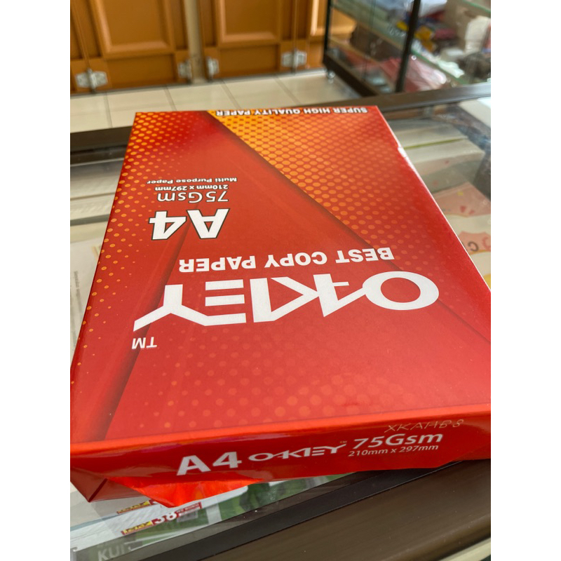 Jual A4 OKEY 75 gsm ( HARGA 1 RIM ) | Shopee Indonesia