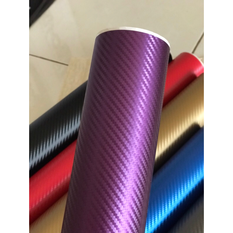 Jual sticker skotlet karbon ungu carbon 3d tekstur kasar (P 50cm x L ...