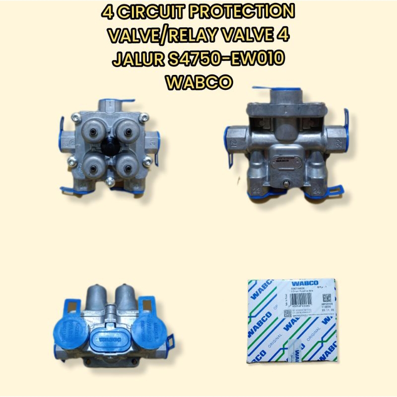 Jual CIRCUIT PROTECTION VALVE ASSY HINO LOHAN HINO NEW RELAY VALVE 4 ...
