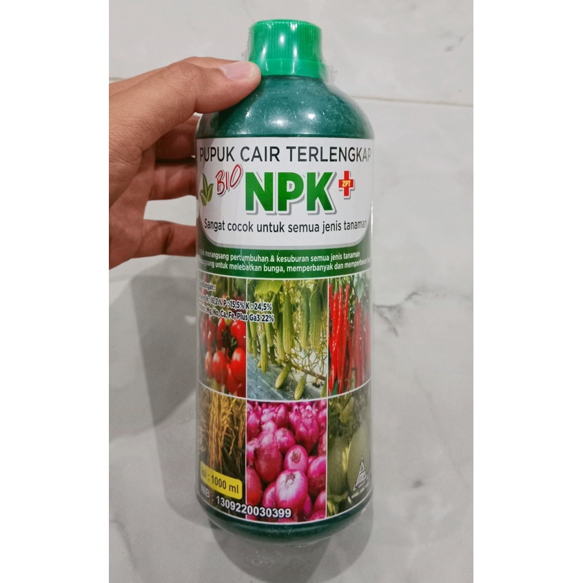 Jual Pupuk Cair Terlengkap Bio NPK + ZPT Kemasan 1 Liter | Shopee Indonesia