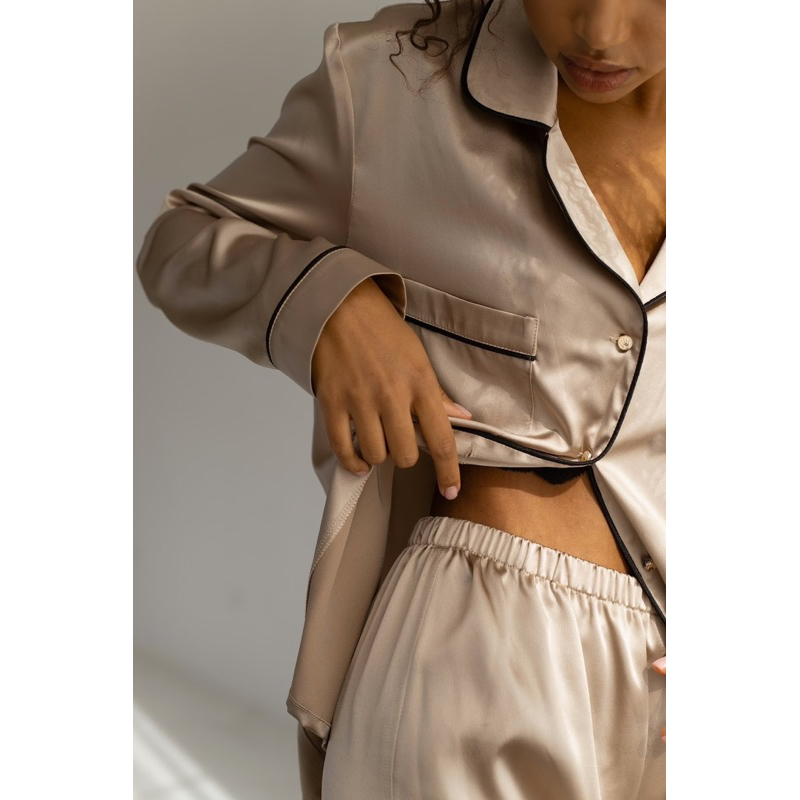 Jual HM Pajamas Satin Set | Shopee Indonesia