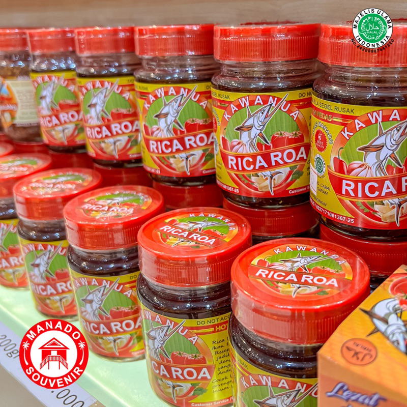 Jual RICA ROA ASLI 200gr KAWANUA KHAS MANADO | SAMBAL IKAN ROA MINAHASA ...