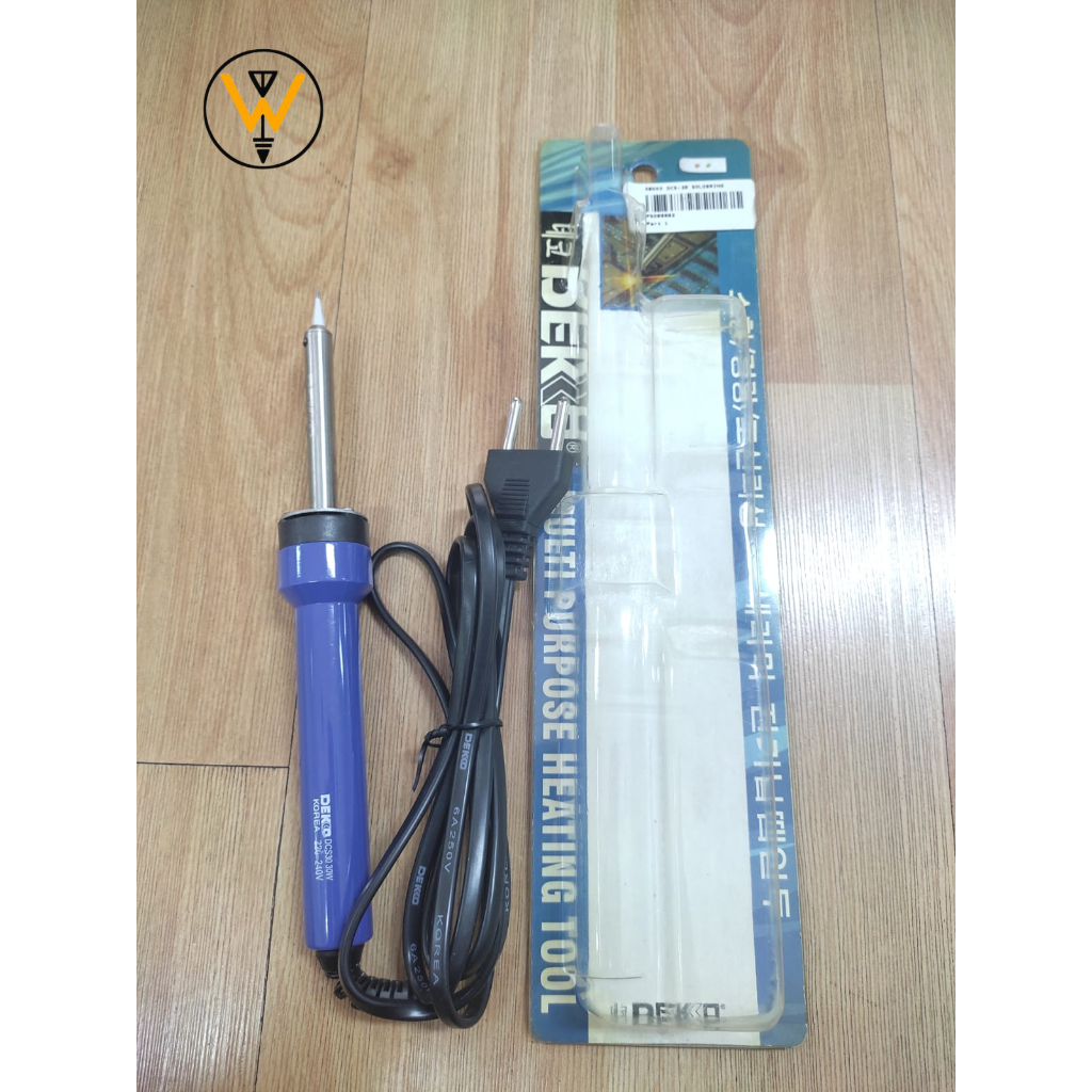 Jual DEKKO DCS 30 SOLDERING IRON || SOLDER TIMAH DEKKO DCS-30 WARNA BIRU | Shopee Indonesia
