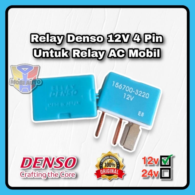 Jual Relay Denso 12V 4 Kaki Lengkap Soket Relay Untuk AC Mobil ...