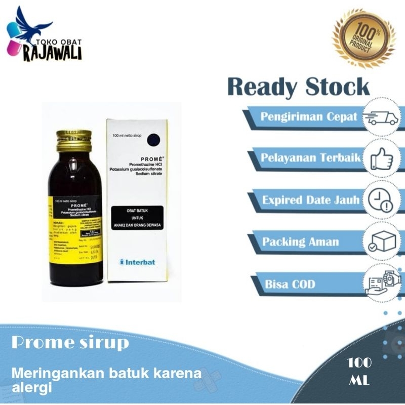 Jual prome sirup 100ml obat batuk | Shopee Indonesia