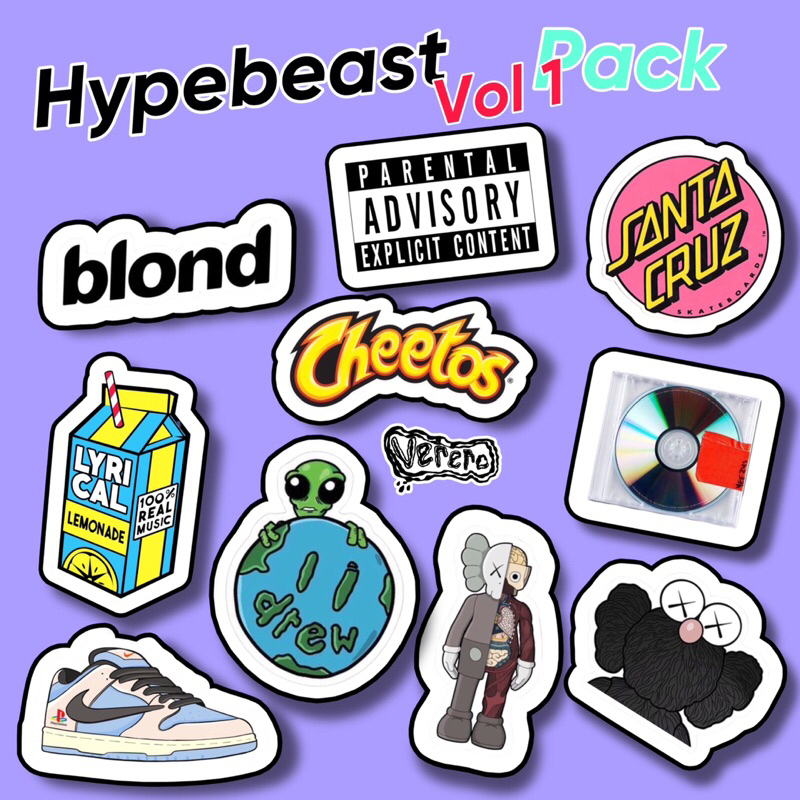 Jual Sticker Hypebeast vol 2 pack 10 pcs | Shopee Indonesia