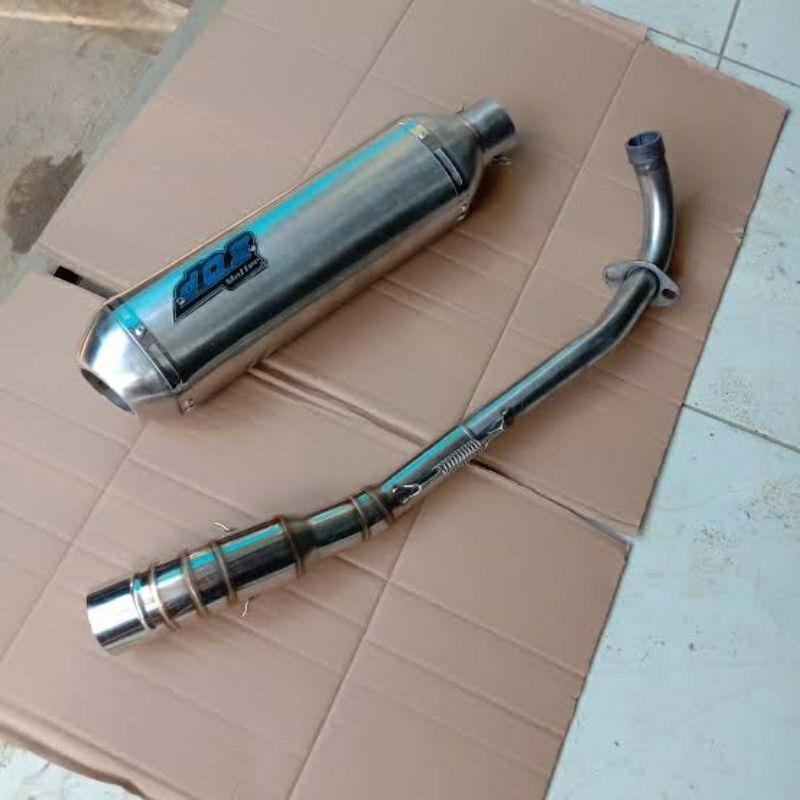 Jual kenalpot DOS kapsul for motor jupiter z, vega r, supra x, fit ...