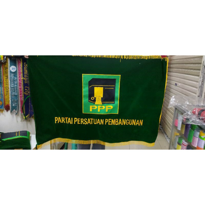Jual bendera petaka partai PPP depan belakang ukuran 135x90 | Shopee ...