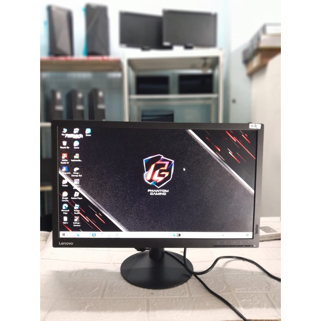 Jual MONITOR LENOVO 23INCH TYPE T2324DC | Shopee Indonesia