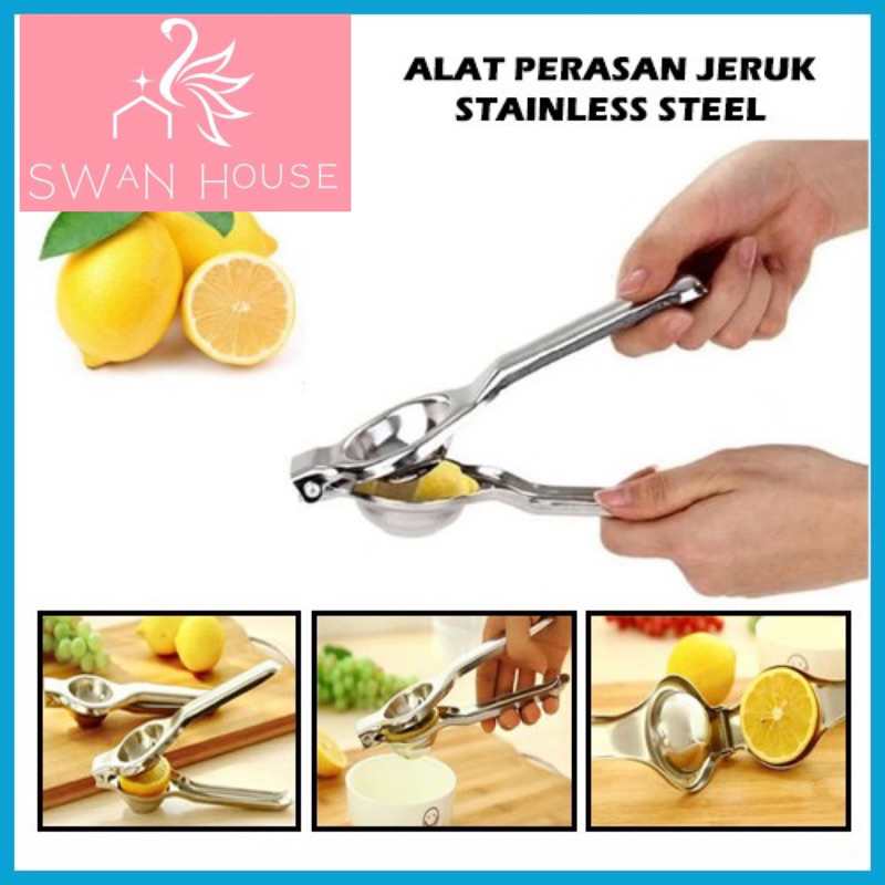 Jual Alat Peras Perasan Lemon Squeezer Jeruk Nipis Stainless Steel Besi ...