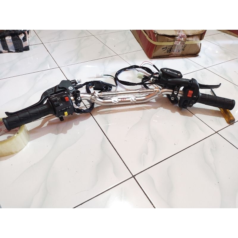 Jual Paket Stir Set Hemat Murah Holder Kiri Ninja RR New Kiri KSR Ninja ...