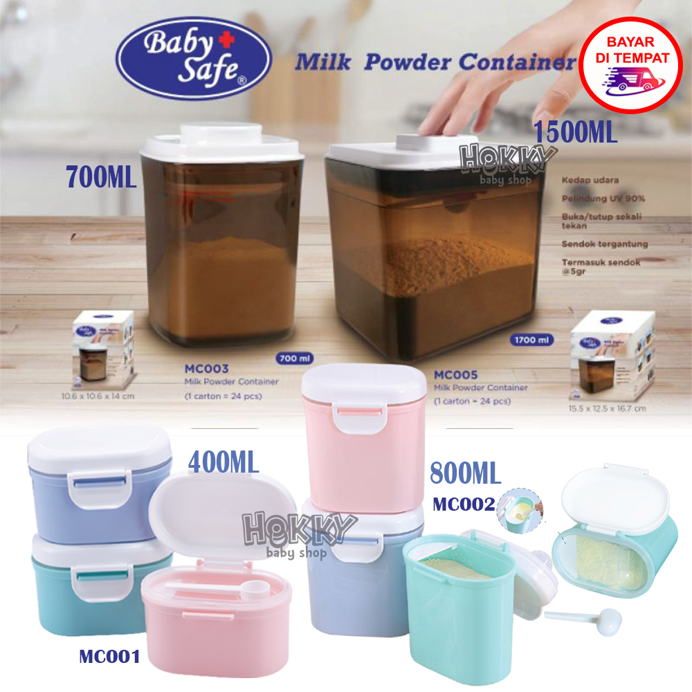 Jual Baby Safe Milk Powder Container | Babysafe Kontainer Tempat Susu ...