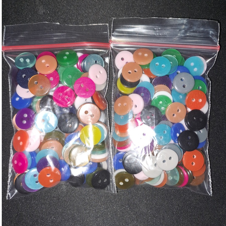 Jual WARNA WARNI Isi 144 pcs Diameter 11 mm - Kancing Baju Gepeng ...