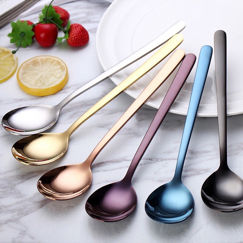 Jual Sendok Korea Sujeo Stainless Steel Tebal Gold - Alat Makan Korea ...