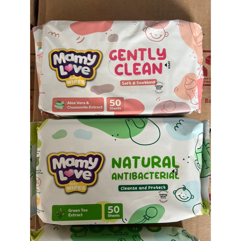Jual TISU BASAH MAMY LOVE 50Sheets | Shopee Indonesia