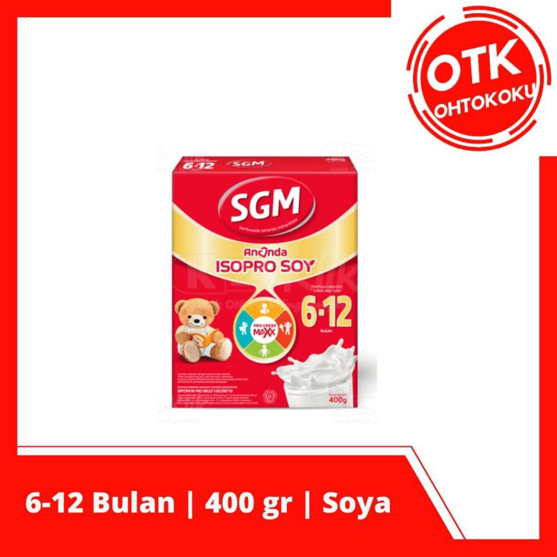 Jual SGM SOYA ISO PROY SOYA 6-12 BULAN 400 GR | Shopee Indonesia