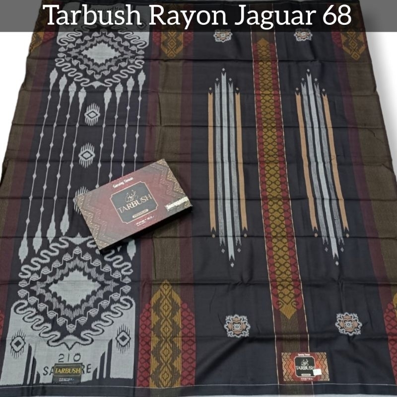 Jual Sarung Tenun Laki TARBUS TARBUSH SAPPHIRE Jaguar Rayon Motif BHS ...