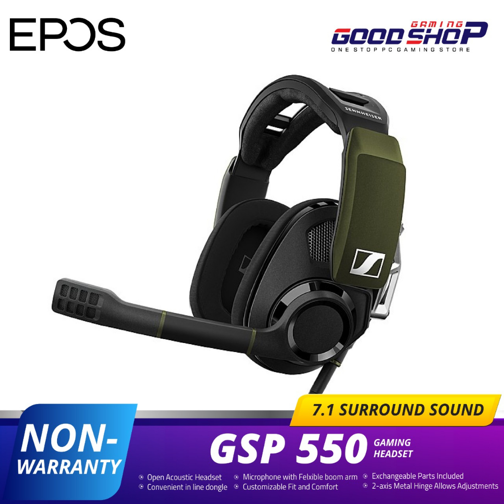 Jual Epos | Sennheiser GSP 550 - Gaming Headset (NON WARRANTY) | Shopee Indonesia