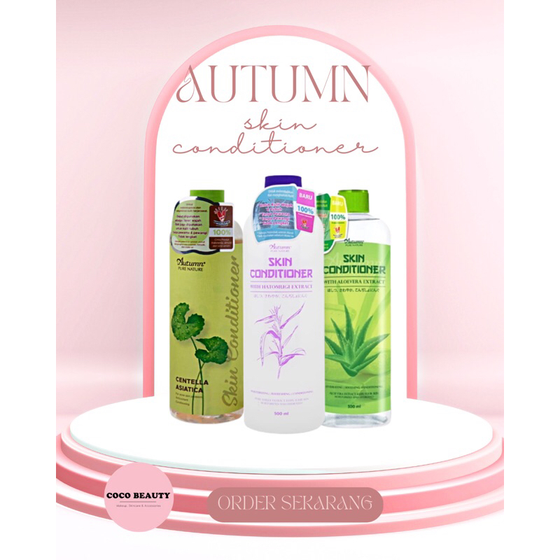 Jual Autumn Skin Conditioner With Hatomugi Extract series500mL | Shopee ...