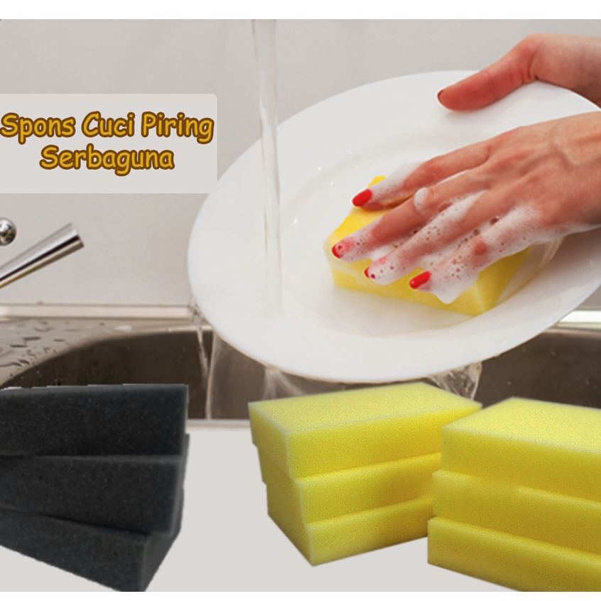 Jual Spons Cuci Piring Sabut Tapas Panci Kasar Serbaguna | Shopee Indonesia