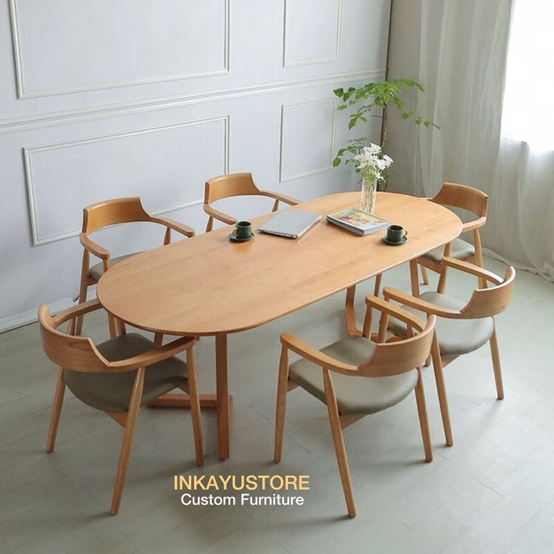 Jual MEJA MAKAN SET TIPE JEPANG KAYU JATI SOLID | MEJA MAKAN GAYA ...