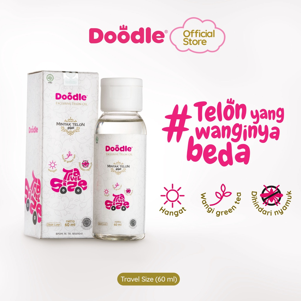 Jual Minyak Telon Doodle Greentea Ukuran 60 Ml dan 100 Ml | Shopee ...