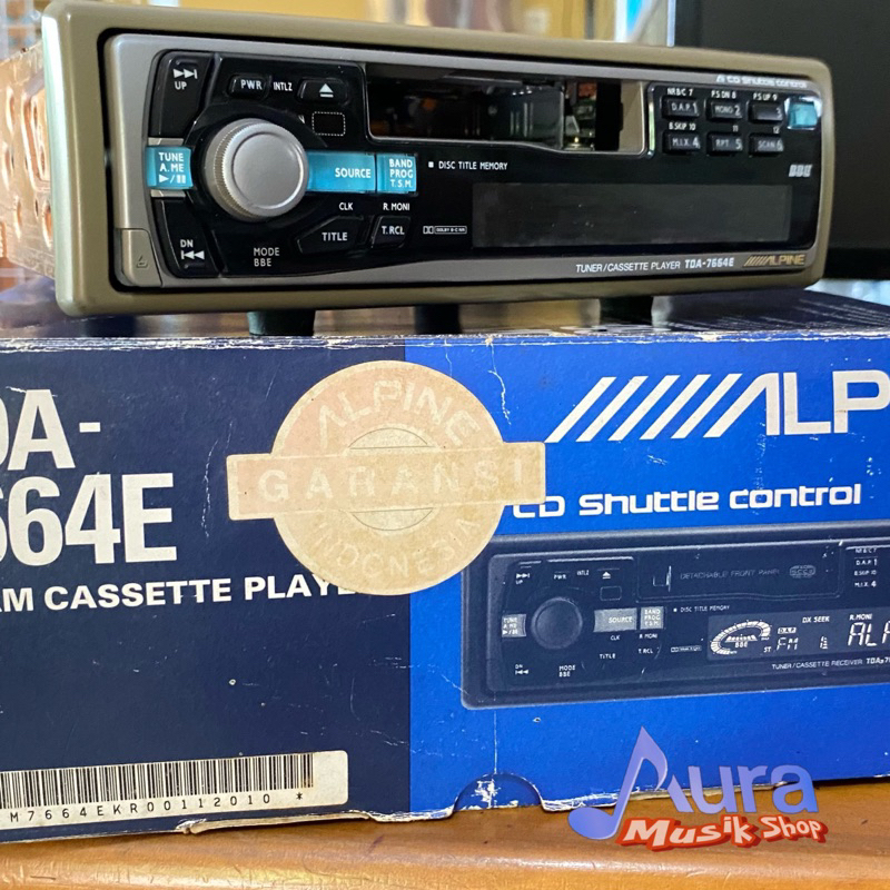 Jual Head unit ALPINE TDA7664E Original korea like new | Shopee Indonesia