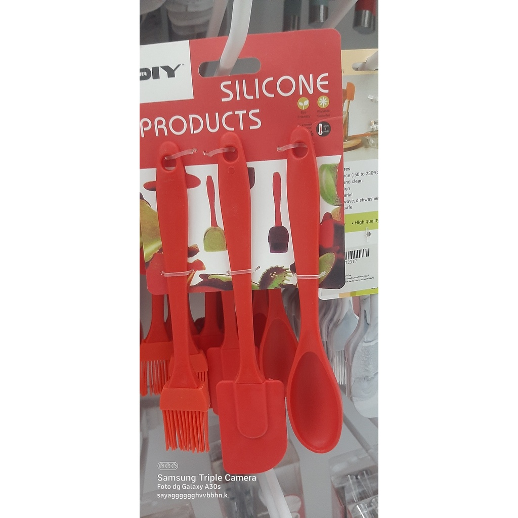 Jual MR DIY Spatula, Sendok, Brush Silicone 8972316 | Shopee Indonesia