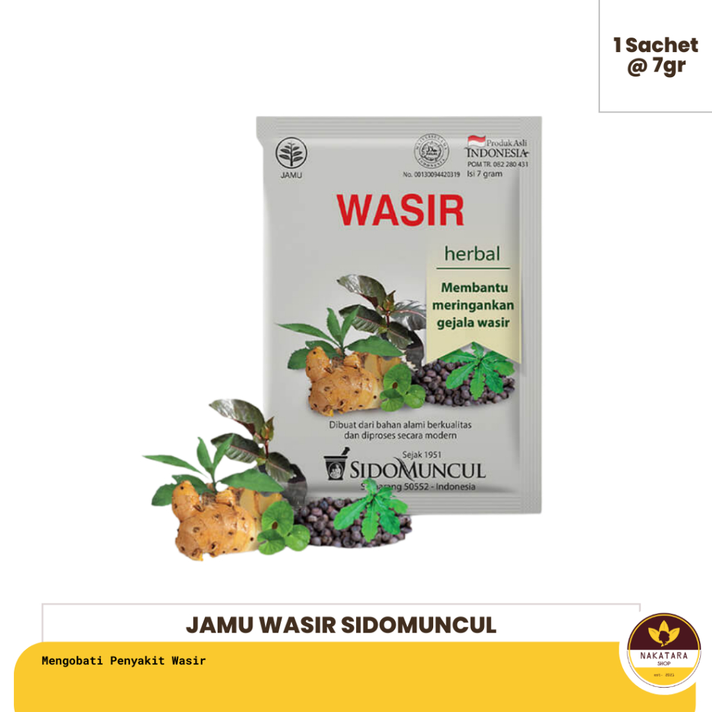 Jual JAMU WASIR SIDO MUNCUL ISI 10 SACHET SERBUK | Shopee Indonesia