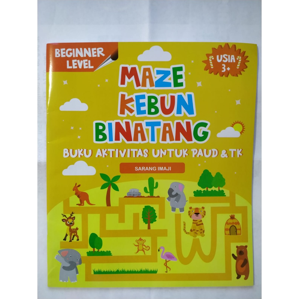 Jual Buku - Maze Hewan Di Kebun Binatang, Buku Aktivitas untuk PAUD ...