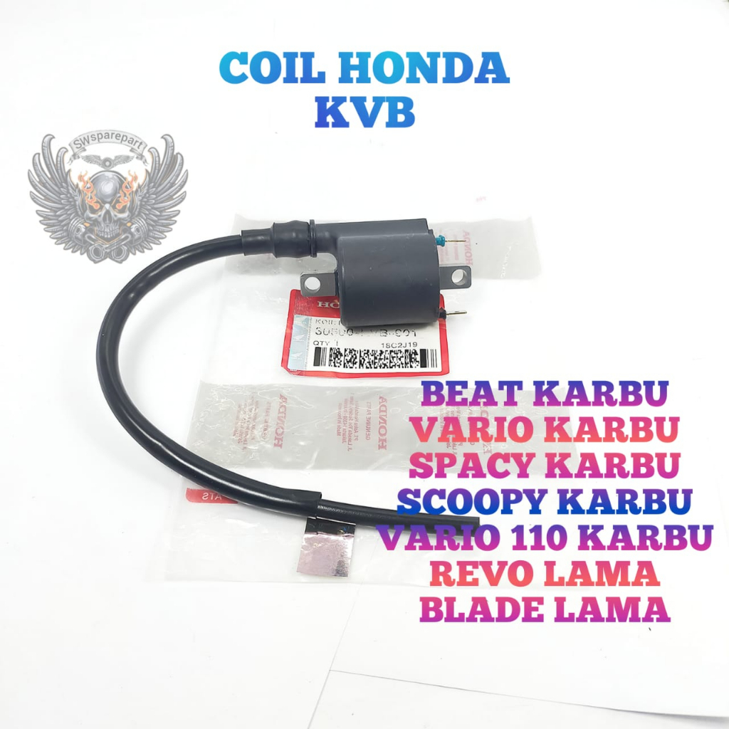 Jual COIL ORI ASLI HONDA AHM KVB BEAT KARBU KUALITAS ORIGINAL HONDA AHM ...