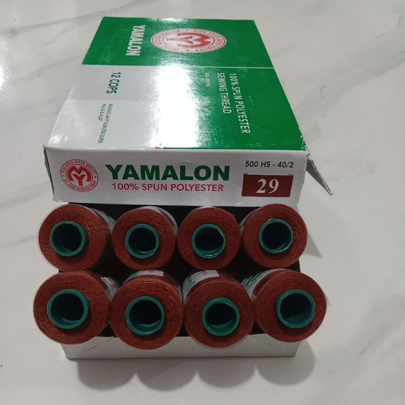Jual Benang Jahit Yamalon Warna Merah Terlengkap Semua Varian / Benang ...