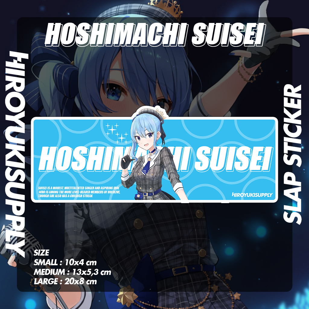 Jual Sticker Hoshimachi Suisei Hololive Slap Sticker JDM | Shopee Indonesia