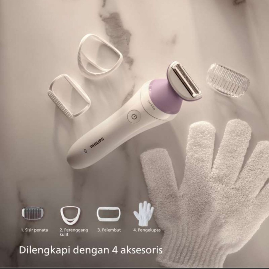 Jual PHILIPS Ladyshaver Series 6000 BRL136/00 Pencukur Bulu Wanita ...
