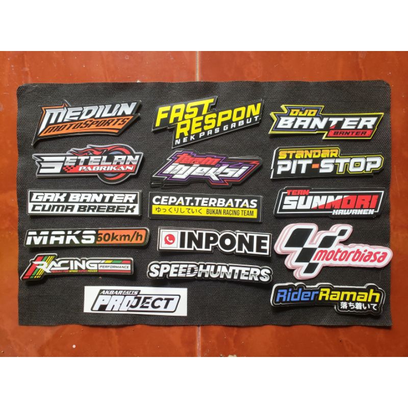 Jual STICKER STIKER KEKINIAN VIRAL RACING DRAG HEREX MOTOR SLEEP ENGINE ...