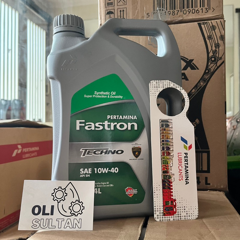 Jual FASTRON TECHNO SAE 10W-40 API SN 4L | ORIGINAL ENGINE OIL - OLI MOBIL PERTAMINA | Shopee ...