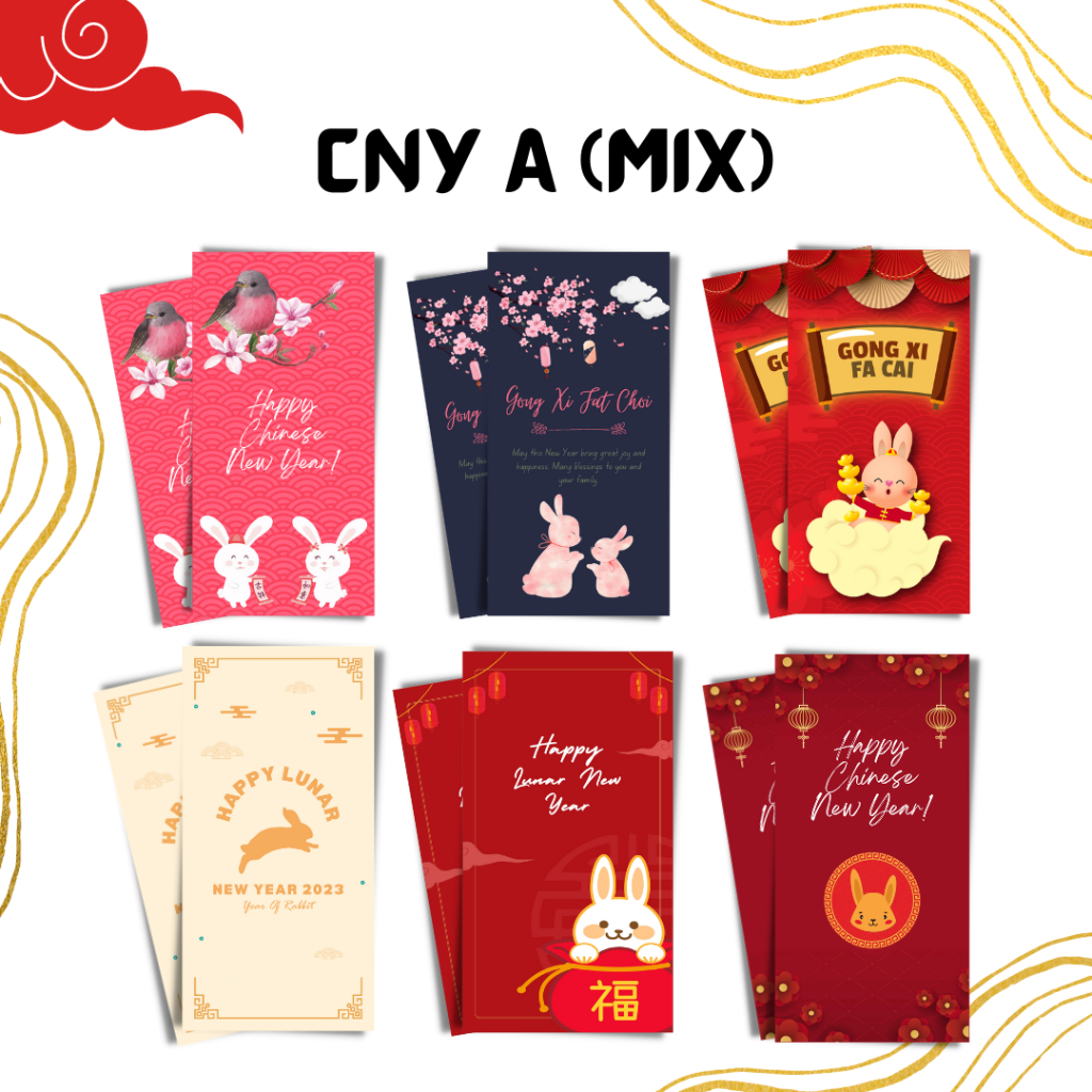 Jual ANGPAO Amplop Kelinci Tahun 2023 IMLEK Chinese New Year isi 6pcs ...
