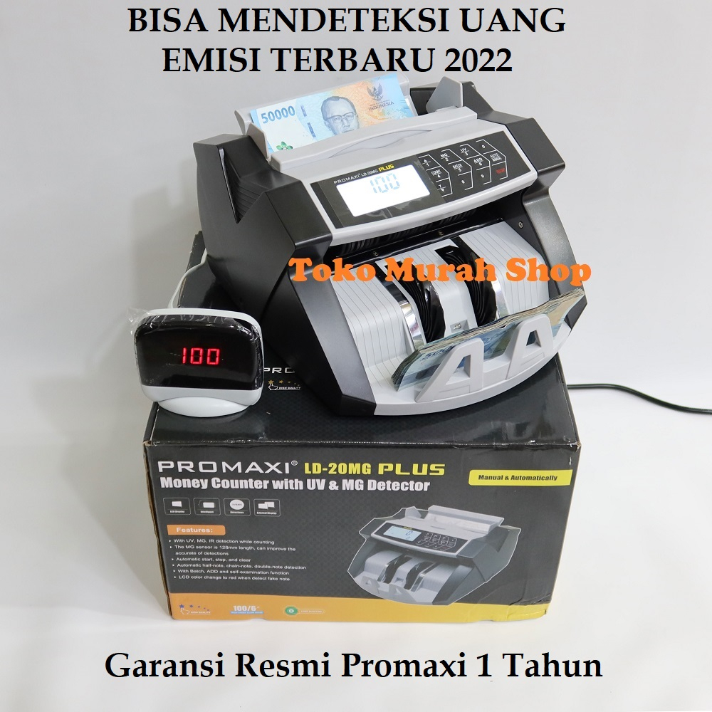 Jual Money Counter / Mesin Penghitung Uang Promaxi LD-20MG PLUS ...