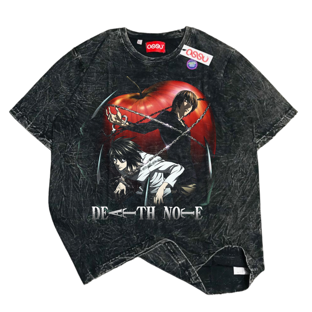 Jual HAPI BASIC "DEATH NOTE" T-Shirt | Regular T-shirt | Stone Wash ...