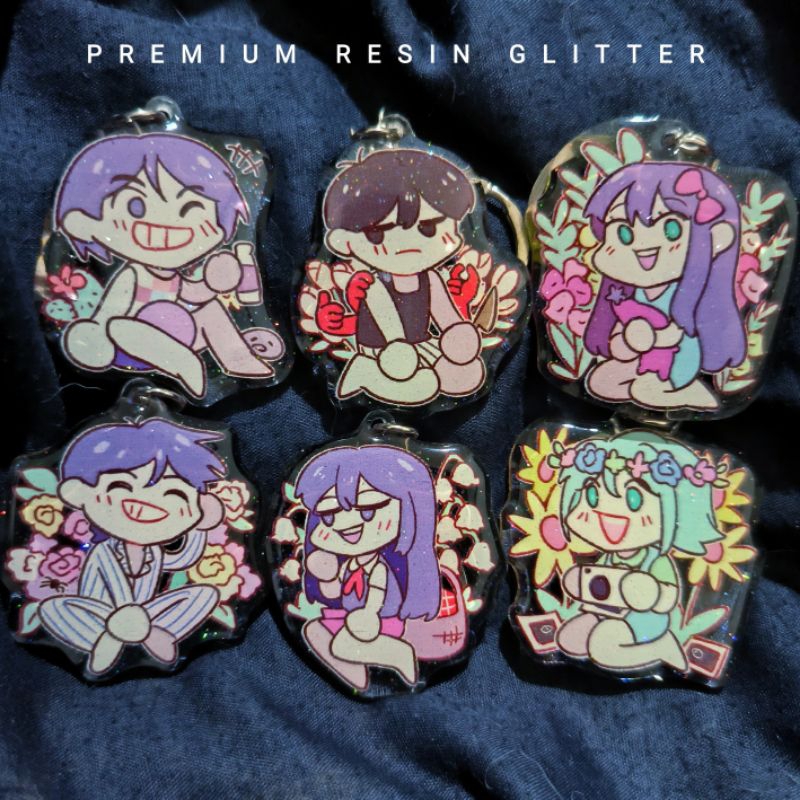 Jual Collectible Keychain acrylic & resin Omori original [ready stock ...