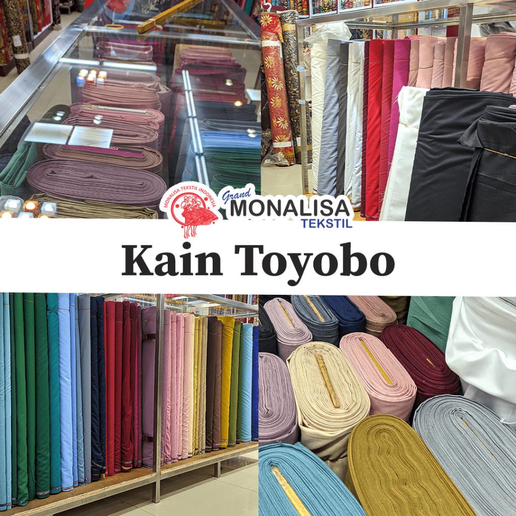 Jual KAIN TOYOBO POLOS & PREMIUM, BANYAK PILIHAN WARNA, HARGA PER 0,5M ...