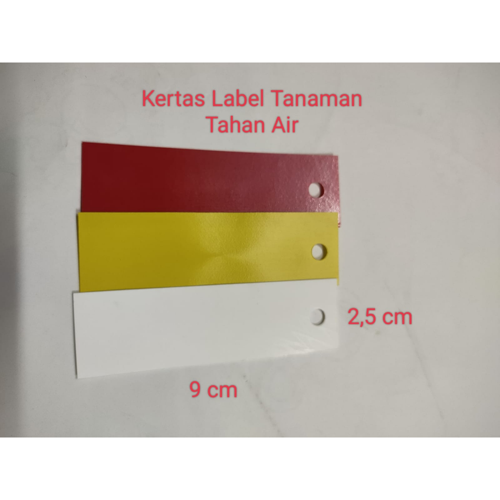 Jual Kertas Label Tanaman Anti Air | Anti Sobek | Tahan Panas | Waterproof | Plant Label ...