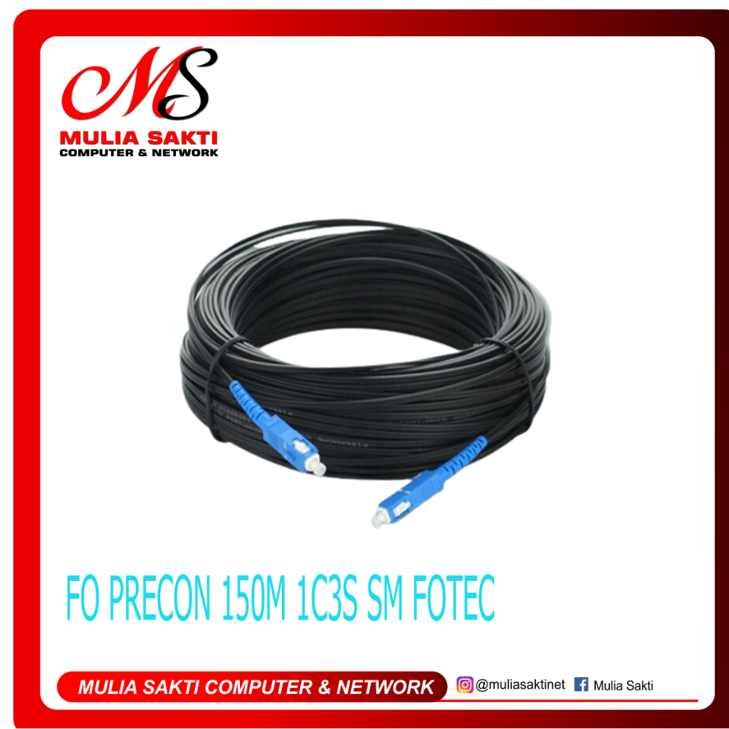 Jual KABEL FIBER OPTIC PRECON SINGLE CORE 150 M | Shopee Indonesia