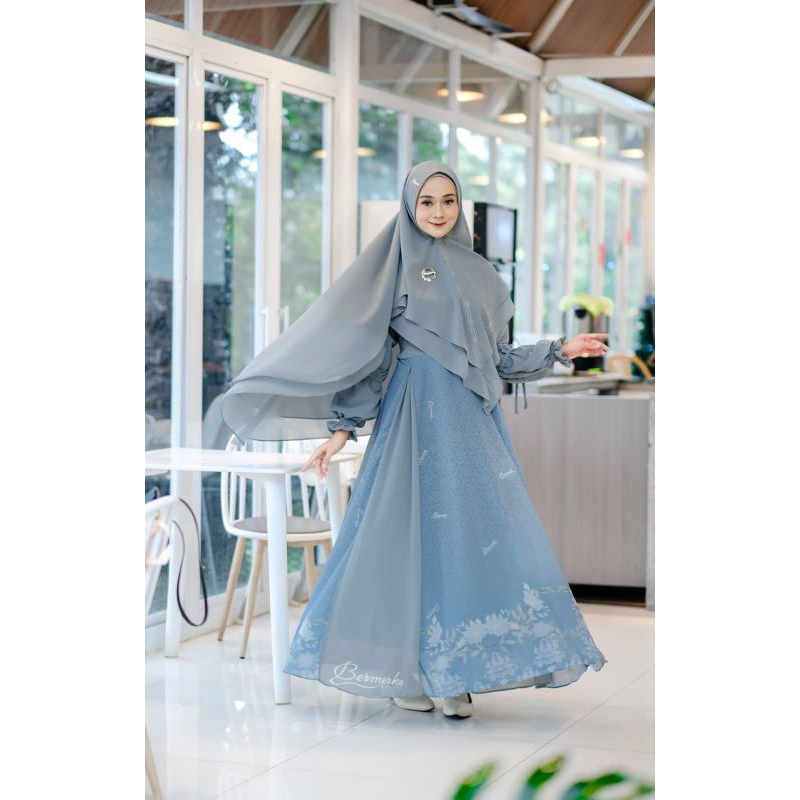 Jual tamara aisyah cindy fuji marcella gamis set syari modern ori ...