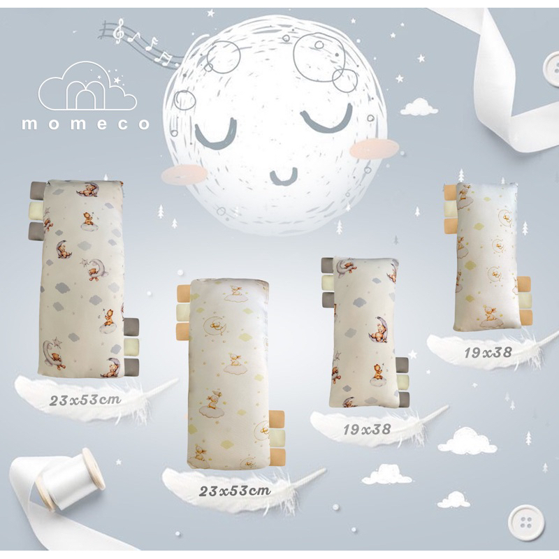 Jual MOMECO bantal bamboo hug pillow baby toddler / bantal anak lembut ...