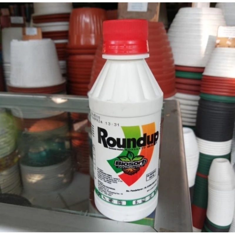 Jual round up kemasan 200ml - obat pembasmi rumput liar//alang alang ...