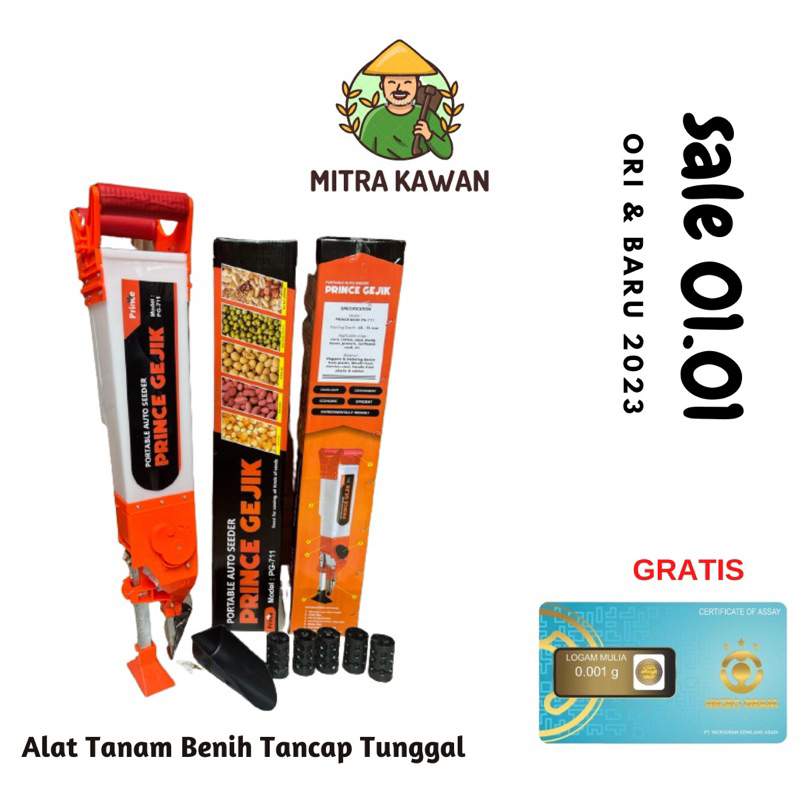 Jual Alat Tanam Jagung PRINCE Gejik kedelai Alat Tanam Benih | Shopee ...