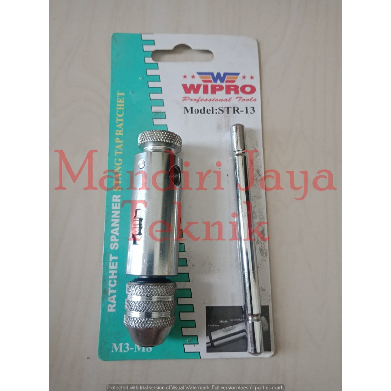 Jual Stang Tap Gagang Handtap Model Ratchet M3-M8 WIPRO | Shopee Indonesia