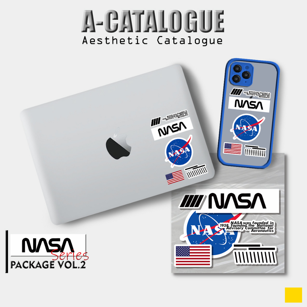 Jual Sticker Aesthetic Catalogue Waterprooft Property of NASA Edition ...