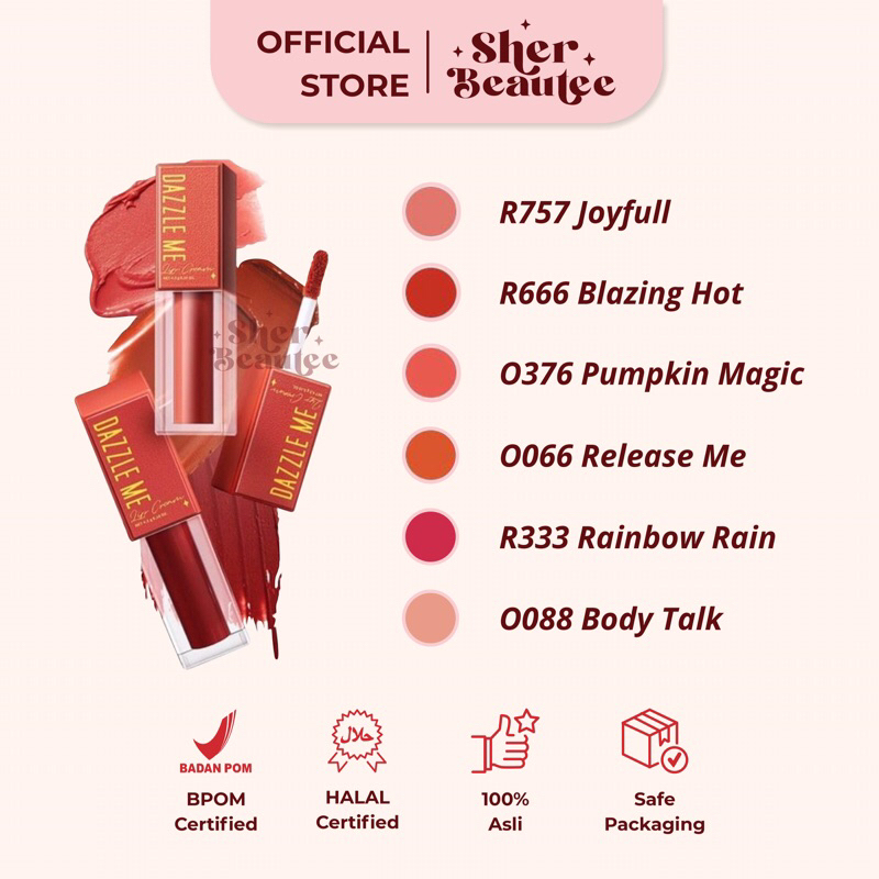 Jual Dazzle Me Mousse Lip Cream - Lipcream 4.5g | Shopee Indonesia